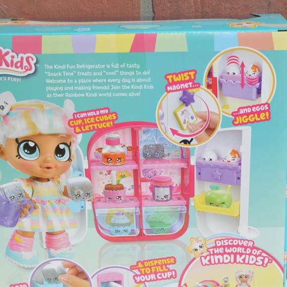 Kindi Kids | Toys | Kindi Kids Snack Time Friends Refrigerator Playset ...